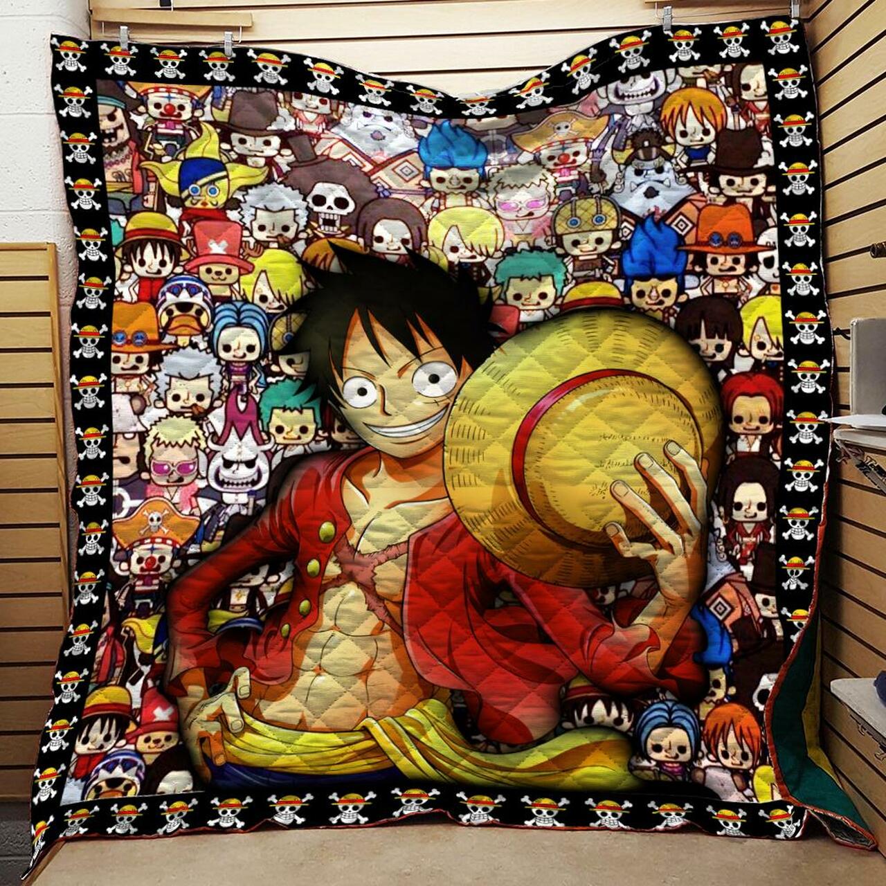 Luffy One Piece Quilt Bedding Set For Fans Amine Bedroom Decor, Gifts ...