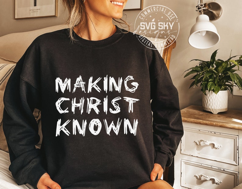 Making Christ Known Religious T-Shirt with Katy Nichole Design - Bluefink
