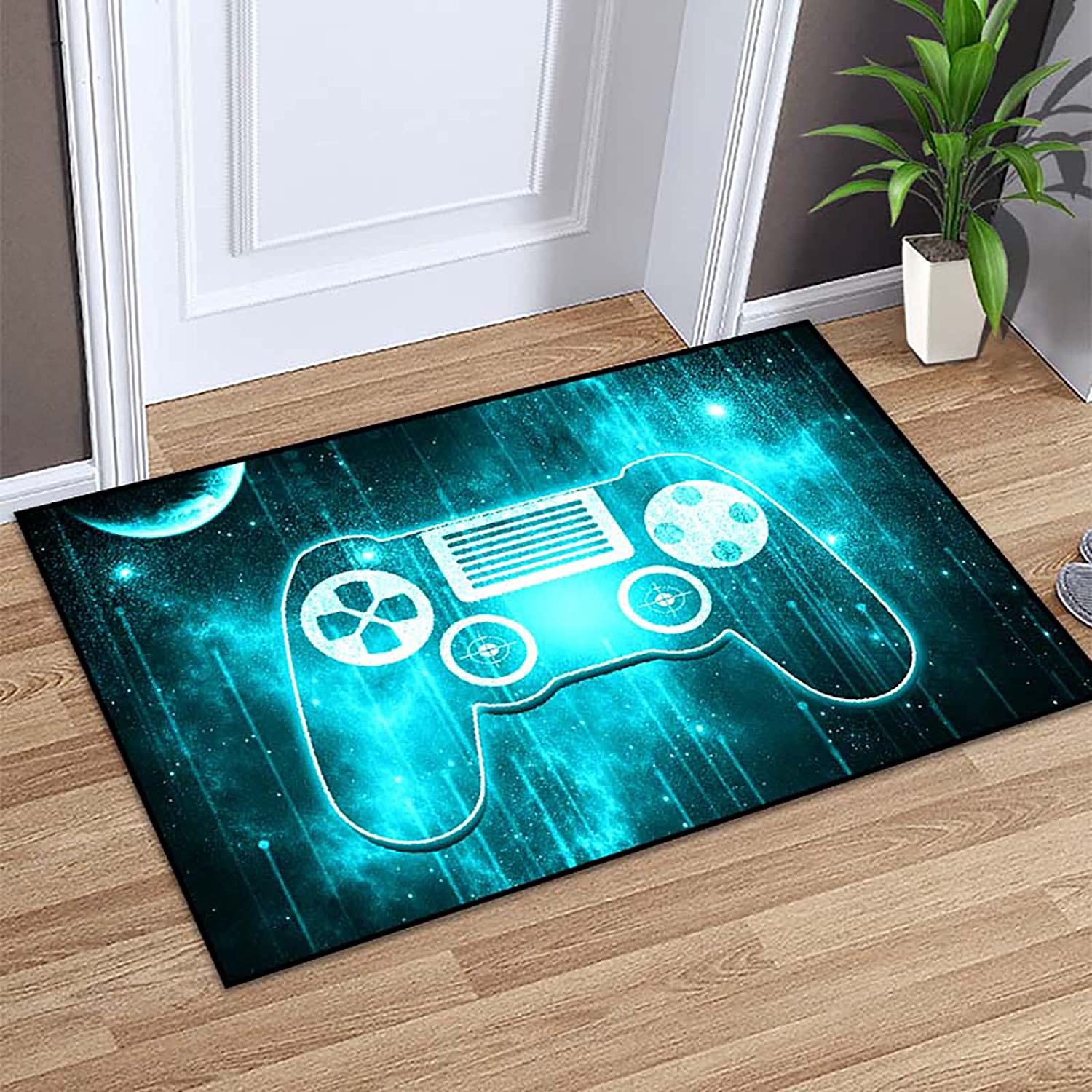 Modern Video Game Area Rugs Boys: 3D Printed Gamer Rugs with Gamepad ...