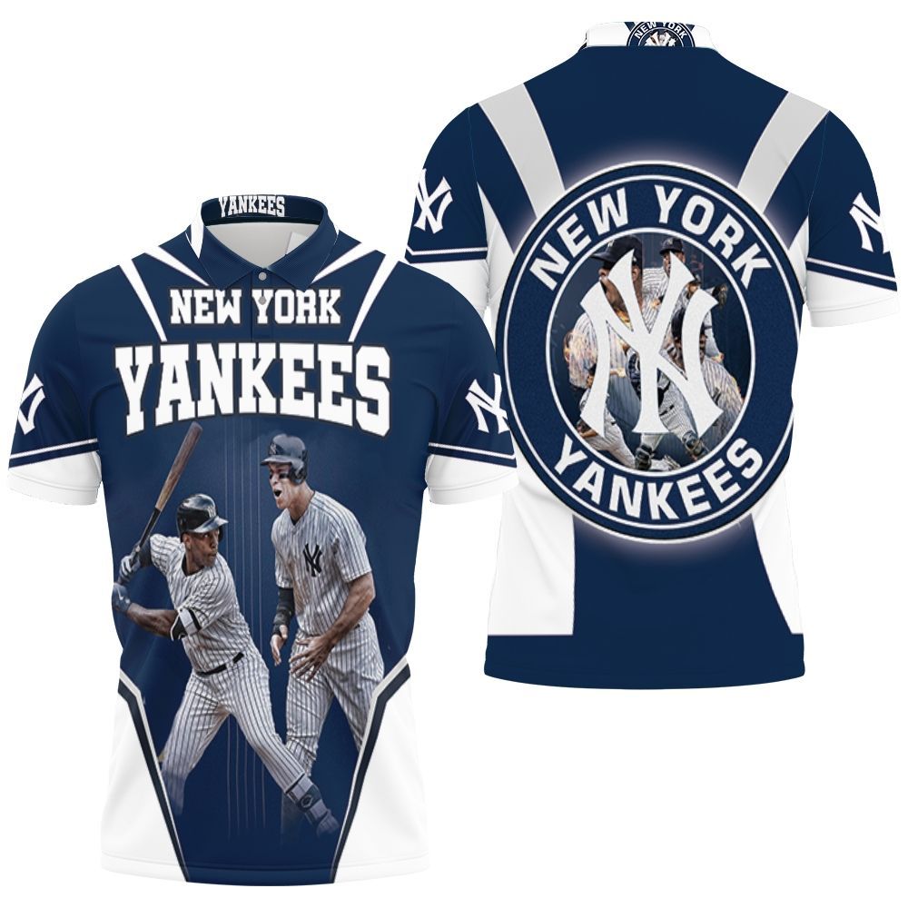 New York Yankees Mccutchen Aaron Judge Polo Shirt - Bluefink