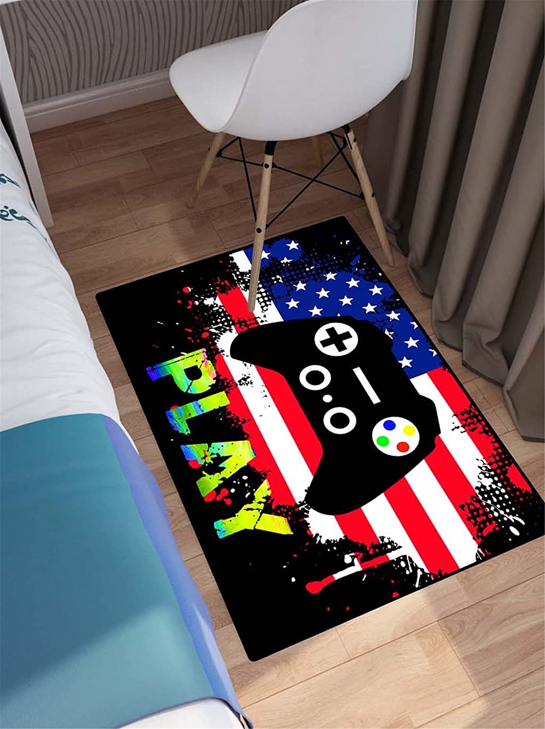 Personalized Game Room Rug for Boys - Game Room Carpet - Game Room Area ...