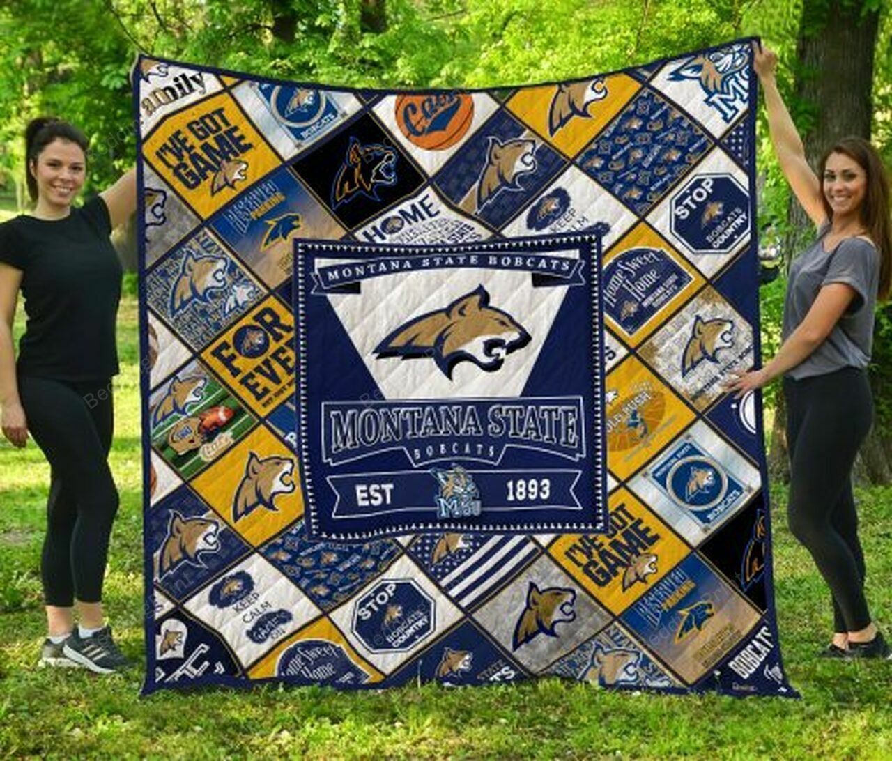 Personalized NCAA Montana State Bobcats Quilt Bedding Set Blanket, Home ...