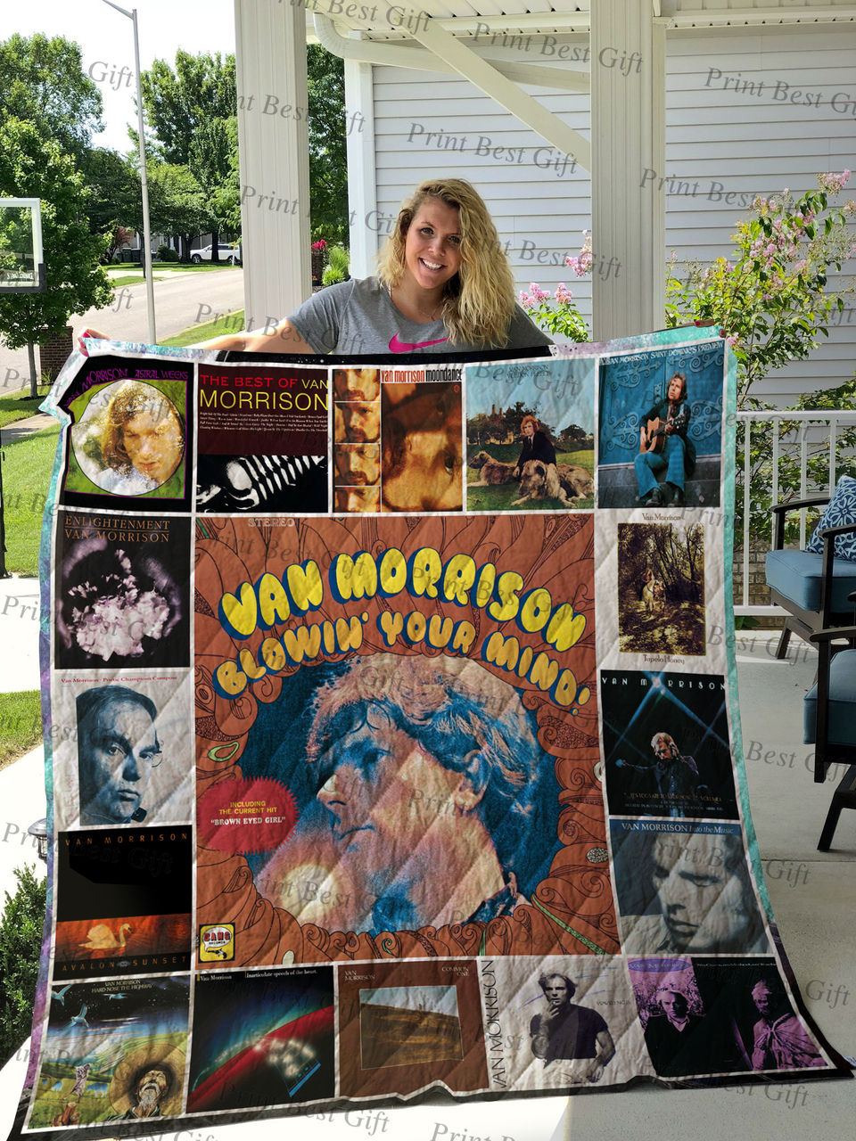 Personalized Van Morrison Albums Cover Poster Quilt Bedding Set - Gifts ...