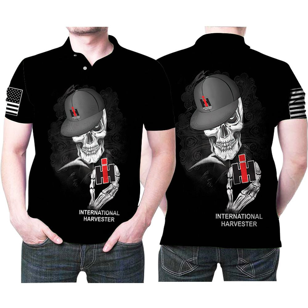 Skeleton Holds International Harvester Logo 3D Printed Gift For ...