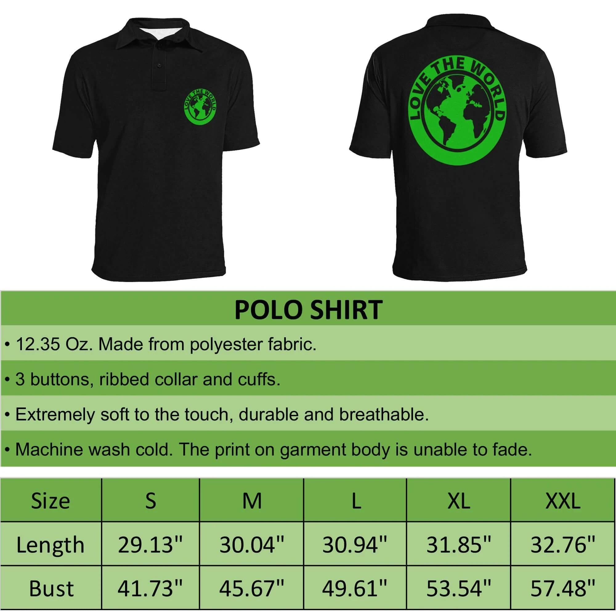 Tahiti Hibiscus Special Polo Shirt - Bluefink