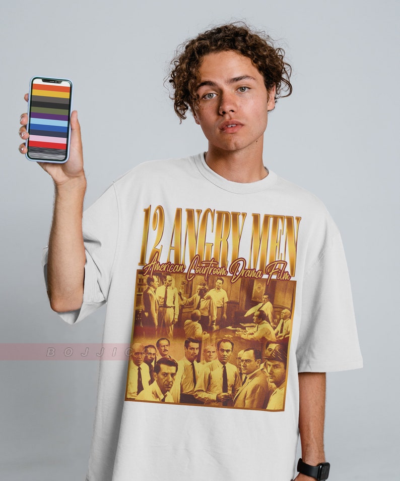 12 Angry Men Tee, Vintage Retro 90s Sweater, Fan Gift - Bluefink