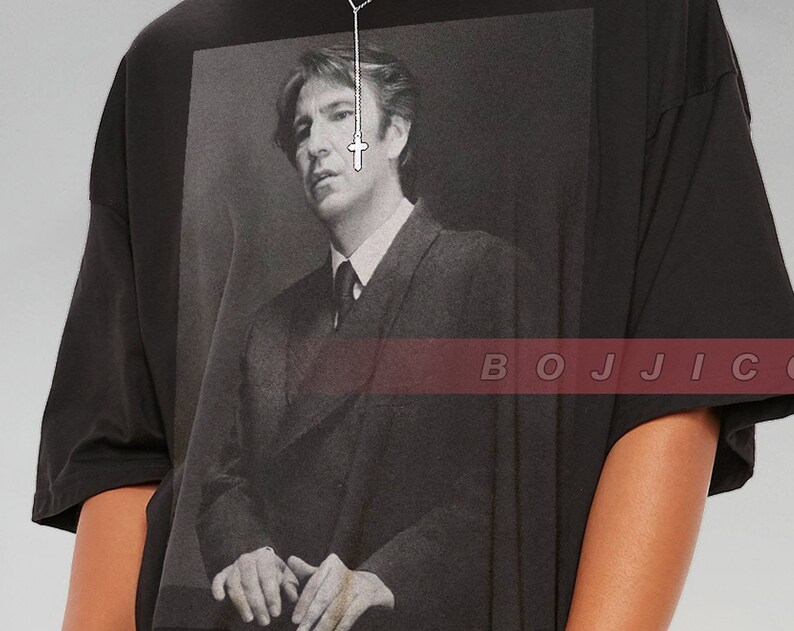 Alan Rickman British Actor Tribute Shirt, Movie Die Hard Homage T-Shirt ...