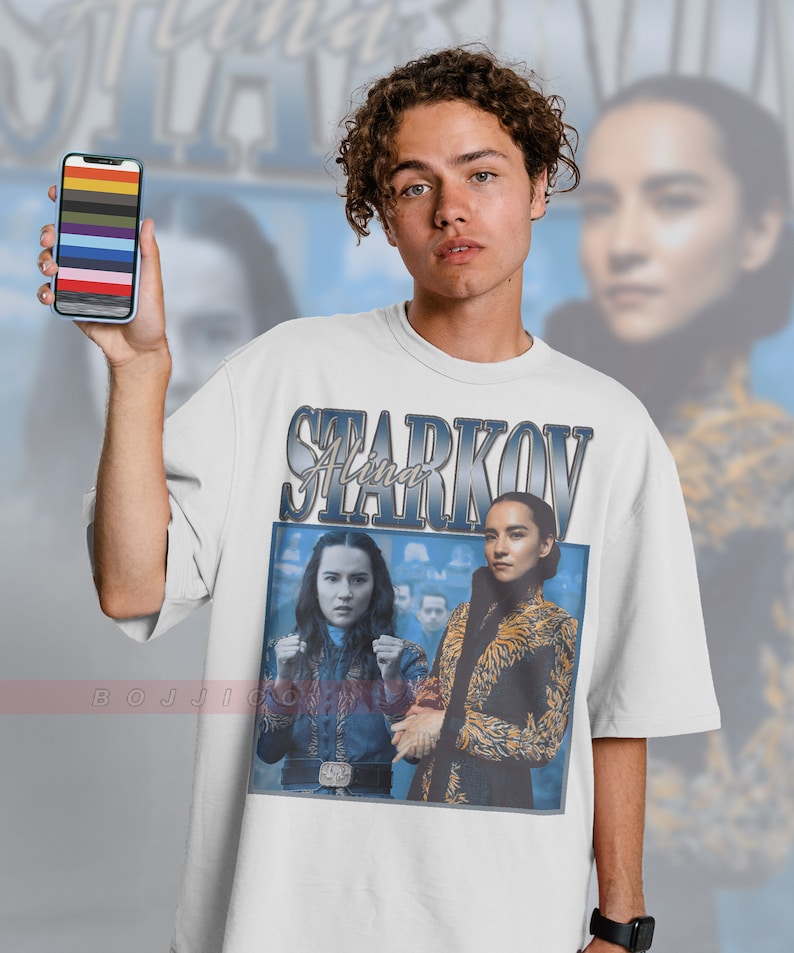 Alina Starkov Merch: Jessie Mei Li Shirt, Retro Sweater - Bluefink