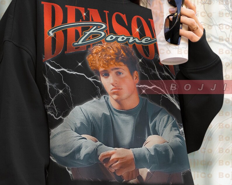 BENSON BOONE Vintage Sweatshirt, Homage to Benson Boone, 90s Retro ...