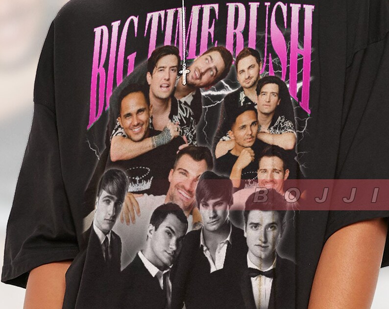 BTR Rush Tour 2022 Tee - Retro Big Time Rush Shirt - Bluefink