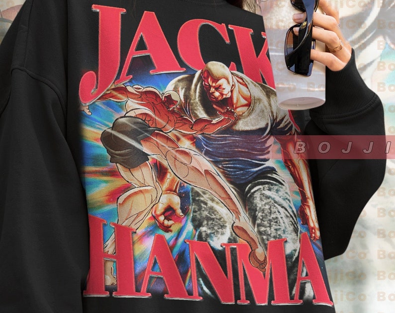 Baki the Grappler Anime Sweatshirt - Manga Yujiro Hanma Boxing Tees ...