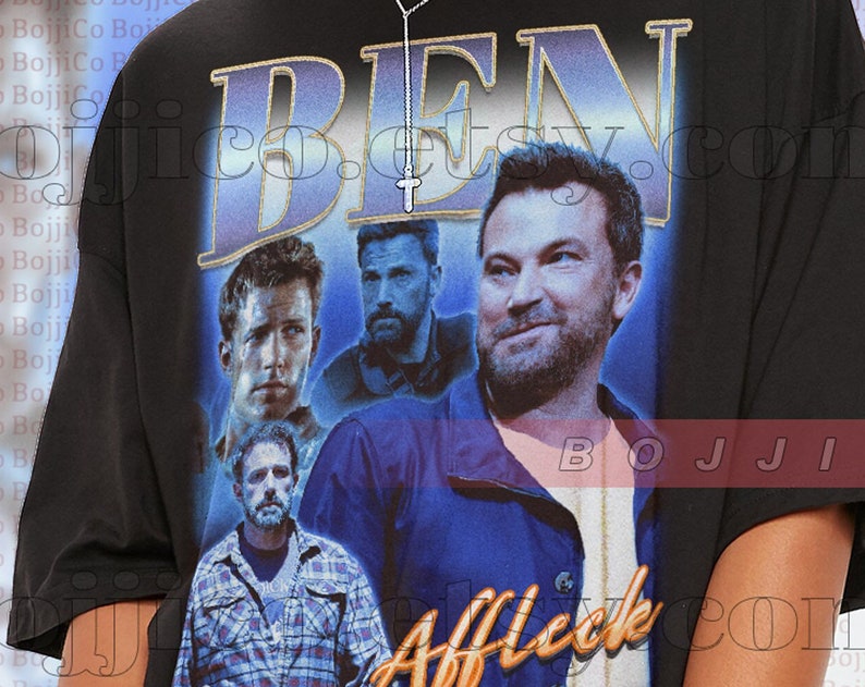 Ben Affleck Merch Gift - Retro 90s Homage Tshirt - Bluefink