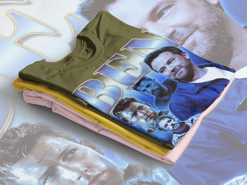 Ben Affleck Merch Gift - Retro 90s Homage Tshirt - Bluefink