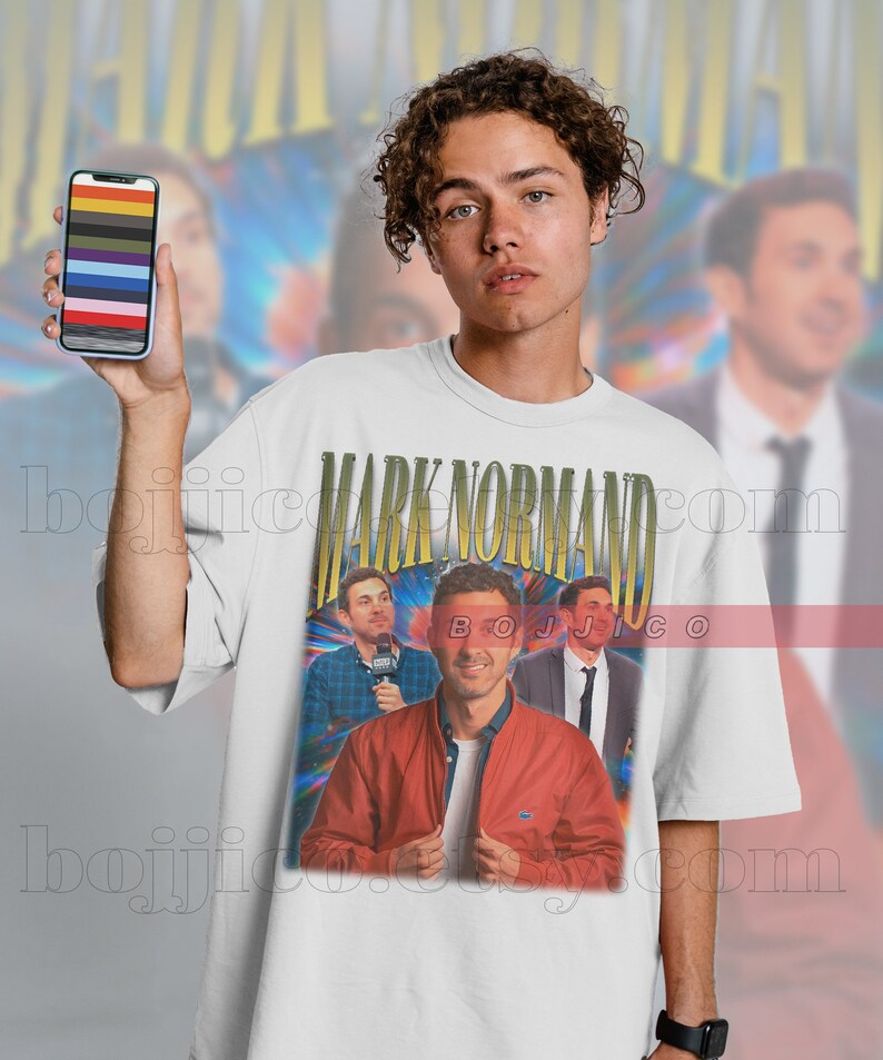 Comedian Mark Normand Tee - Retro 90s Sweater for Stand-Up Fans - Bluefink
