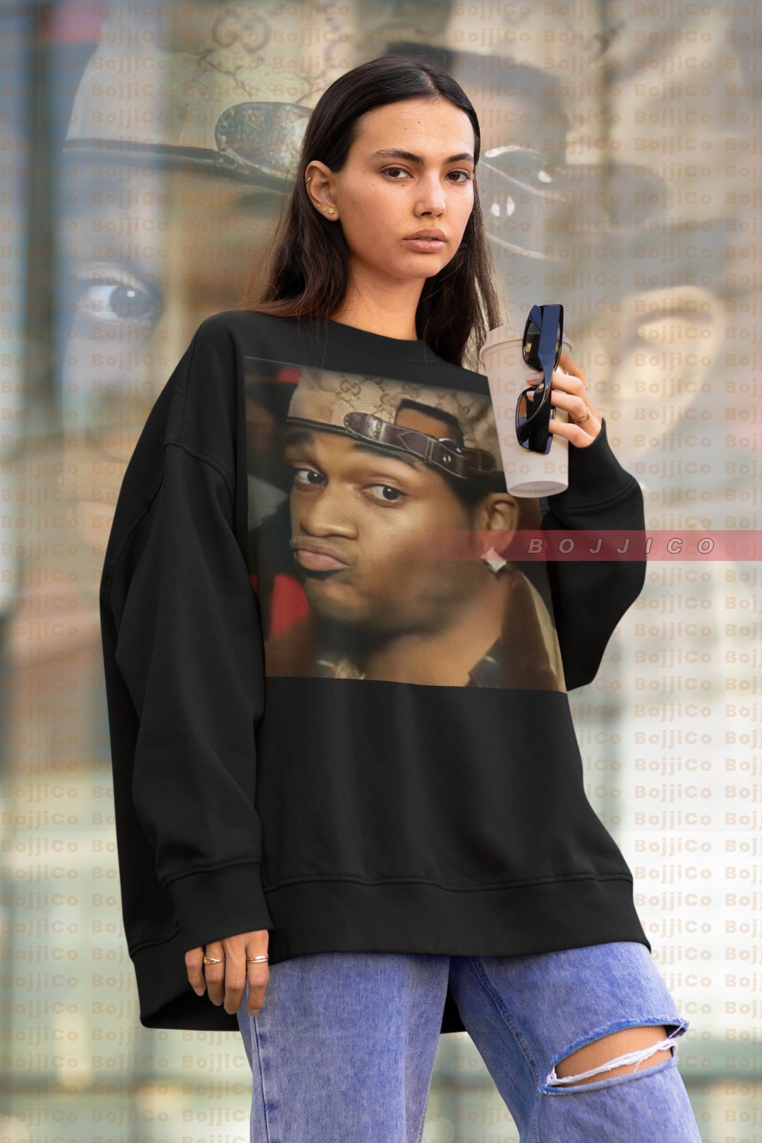 Conceited Rapper Reaction Meme Sweatshirt - Funny Shirt for Fans of the ...