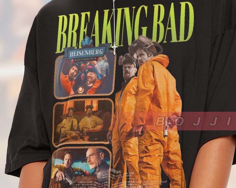 Drama TV Series Breaking Bad Tee - Walter White Fan Tee with Retro 90s ...