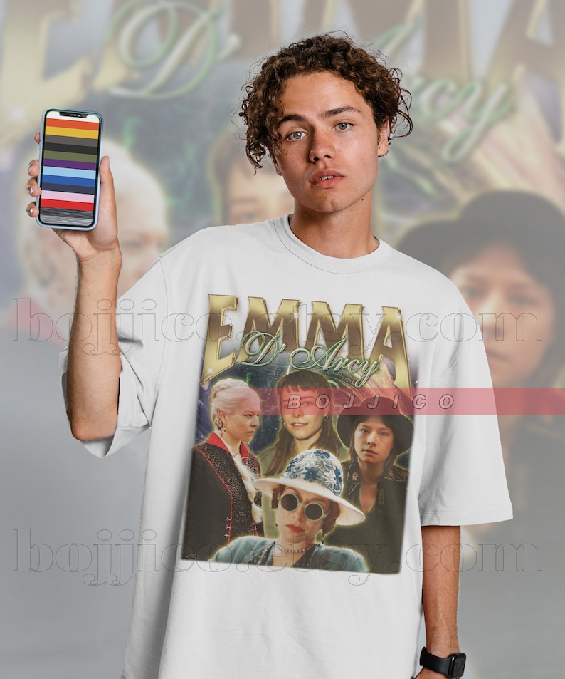 Emma D'Arcy Vintage Fan Tee - Homage, Maneskin and Merch Shirt for Fans ...