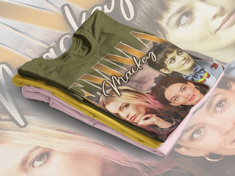 Emma Mackey Retro Sweater - Vintage, Homage and Merch Shirt for Fans ...