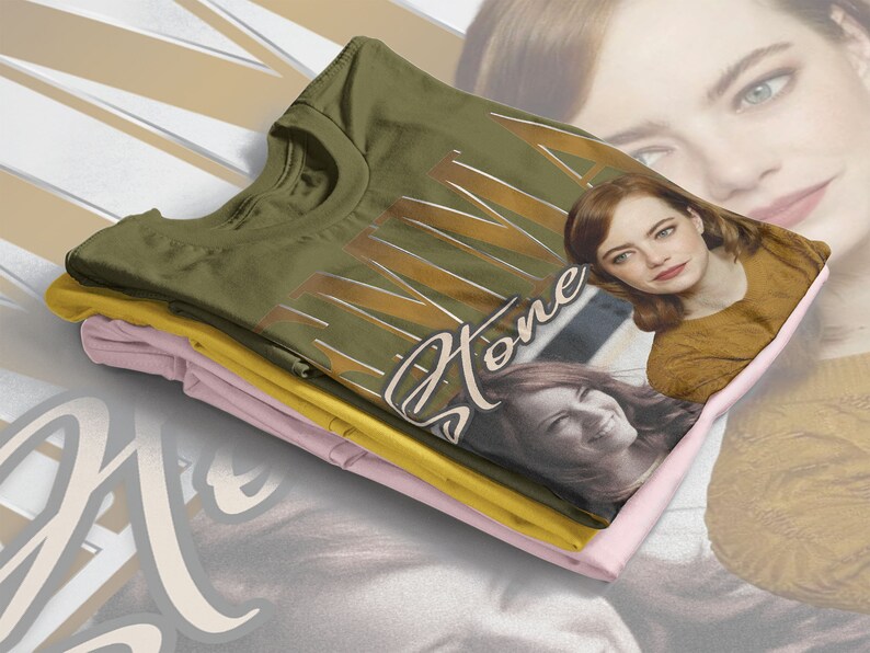 Emma Stone Mary Jane Tee - Homage, Vintage and Merch Gift for Fans ...