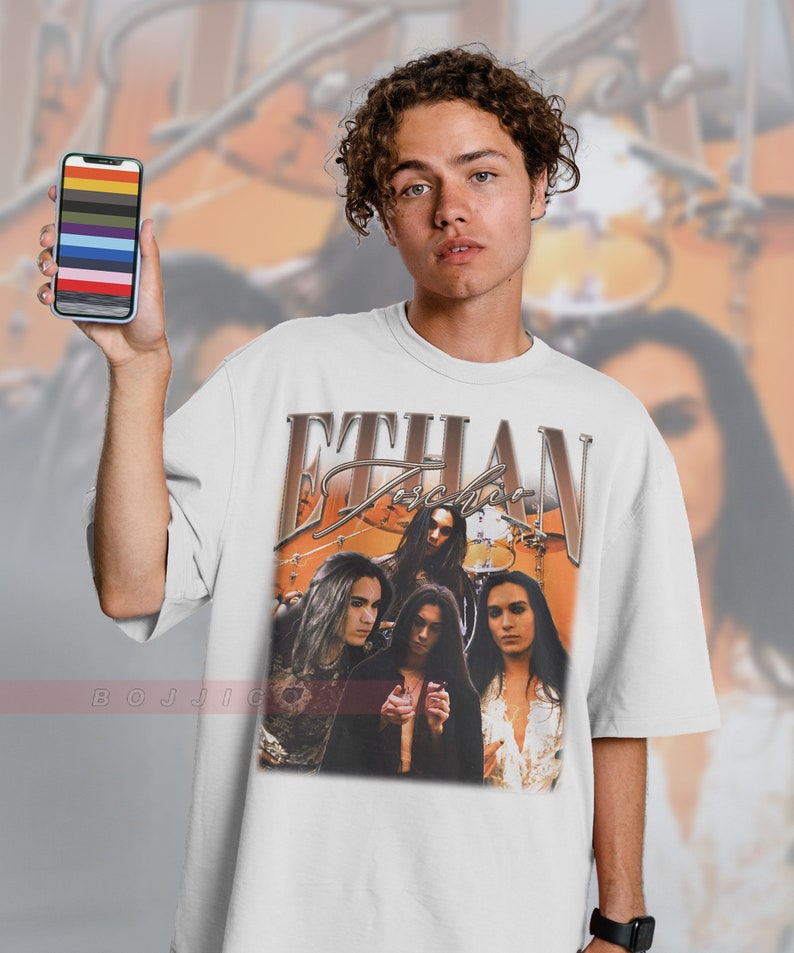 Ethan Torchio Fan Tee - Homage, Vintage and Maneskin Merch Gift Shirt ...