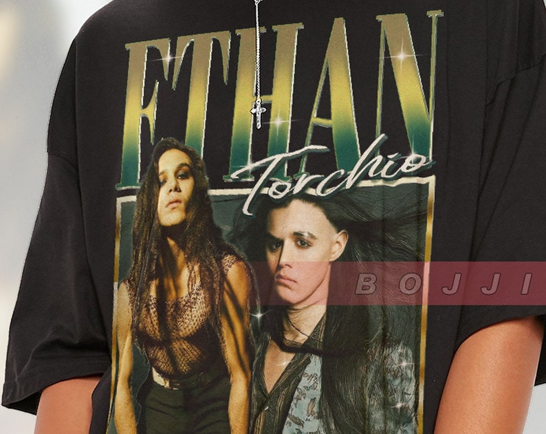 Ethan Torchio Vintage Sweater - Homage, Fan Tee and Maneskin Merch Gift ...