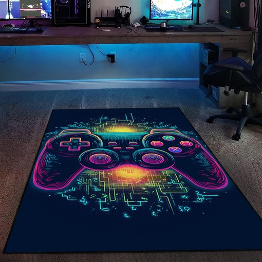 Gaming Rugs for Gaming Room or Bedroom, Teen Boys' Bedroom, Game ...