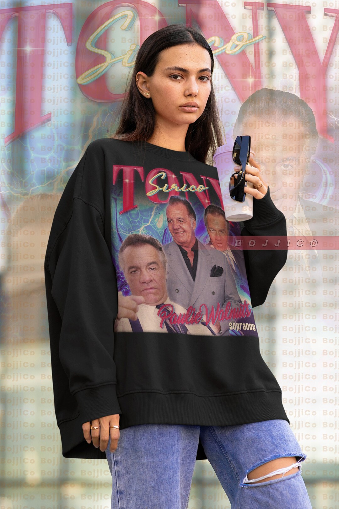 Goodfellas Gangster Hoodie - Tribute TONY SIRICO Paulie The Sopranos ...