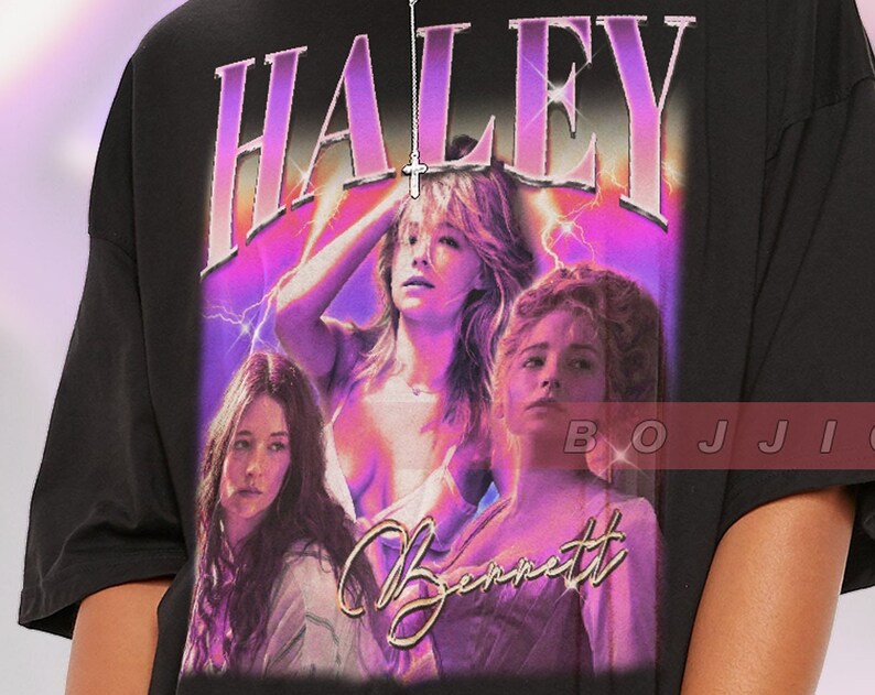 Haley Bennett Retro Hoodie - Actress Emma Cullen Passenger T-Shirt for ...