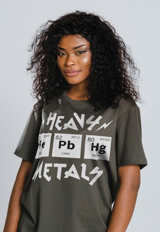 Heavy Metals Chemistry Science Shirt - Periodic Table of Elements Tee ...