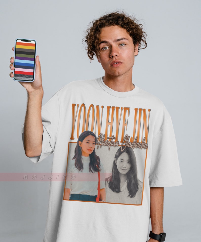 Hometown ChaChaCha Fan Tee, Korean Drama Shin Hye Jin Shirt - Bluefink