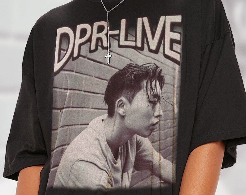 Hong Da-Bin DPR LIVE Homage Tee, Retro 90s Sweater for Fans Gift - Bluefink