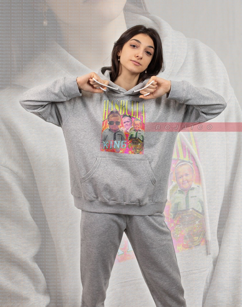 King Hasbulla Boxing Sweatshirt, Abdu Rozik Vs Tee, Hasbulla Homage ...