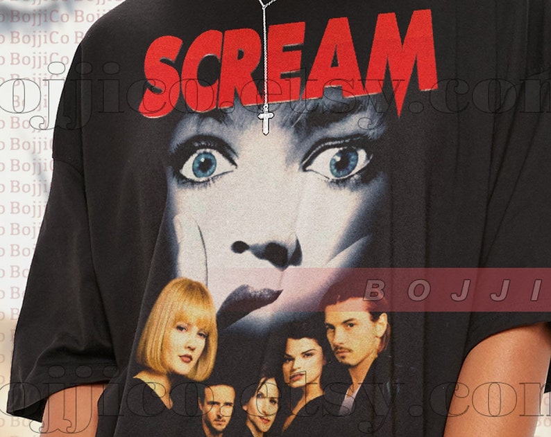 Let's Watch Scary Movie Shirt - Scary Horror Tee for Fans of Drew ...