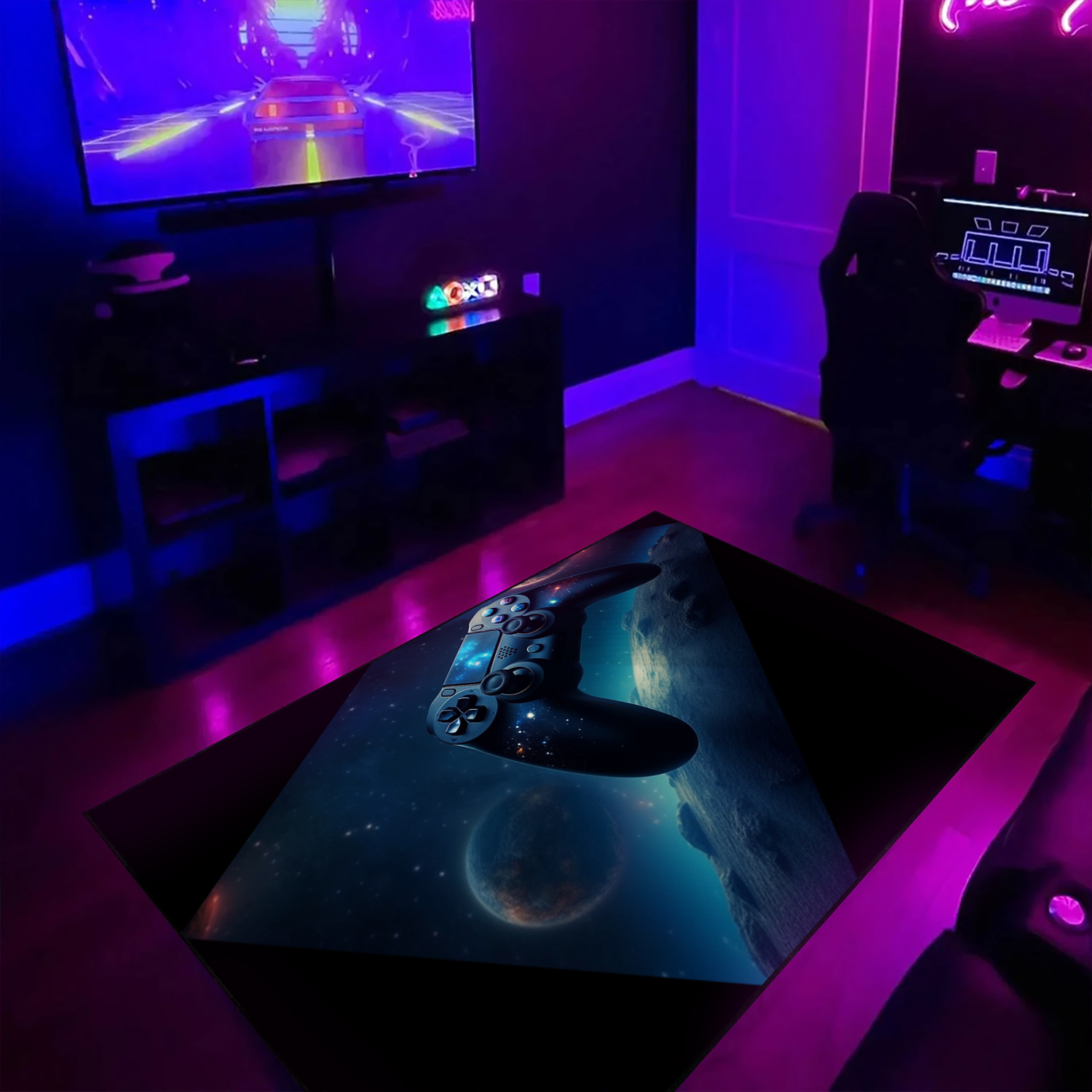 Level Up Your Room with Personalized Game Room Controller Rugs ...