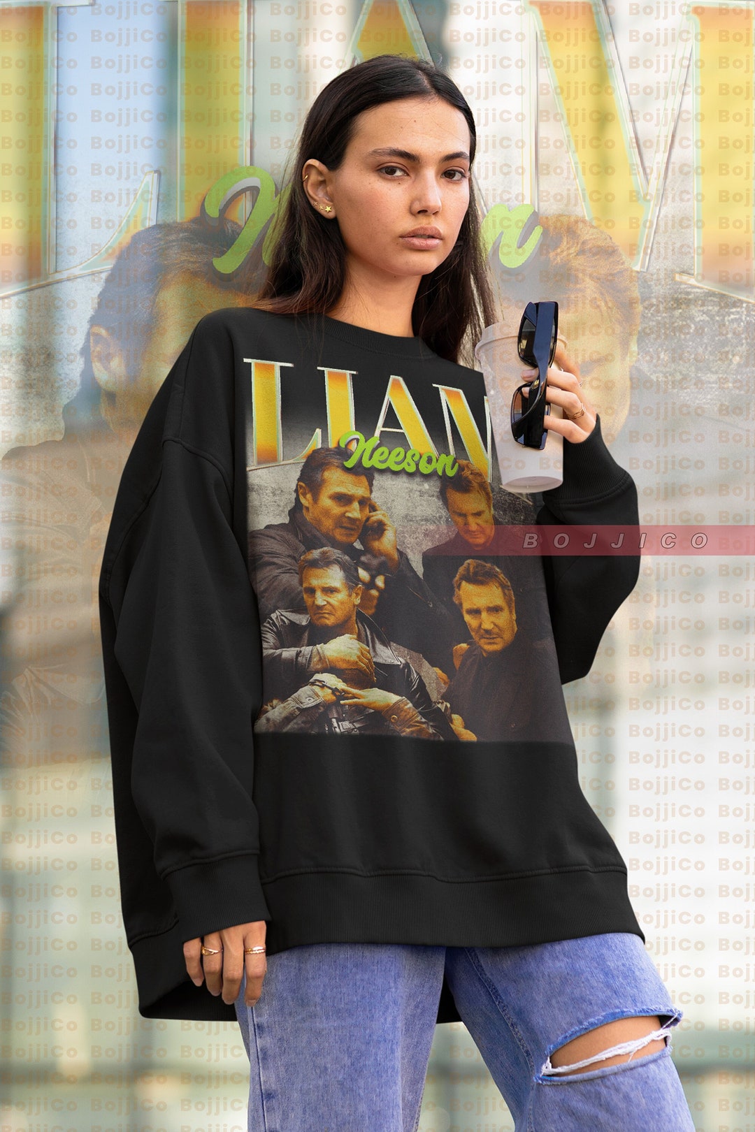 Liam Neeson I Will Find You Sweatshirt, Schindler's List Homage, Retro ...