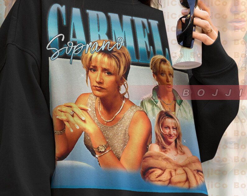 Mafia Boss Wife Carmela Soprano Sweatshirt - Gangster Homage Sweater ...