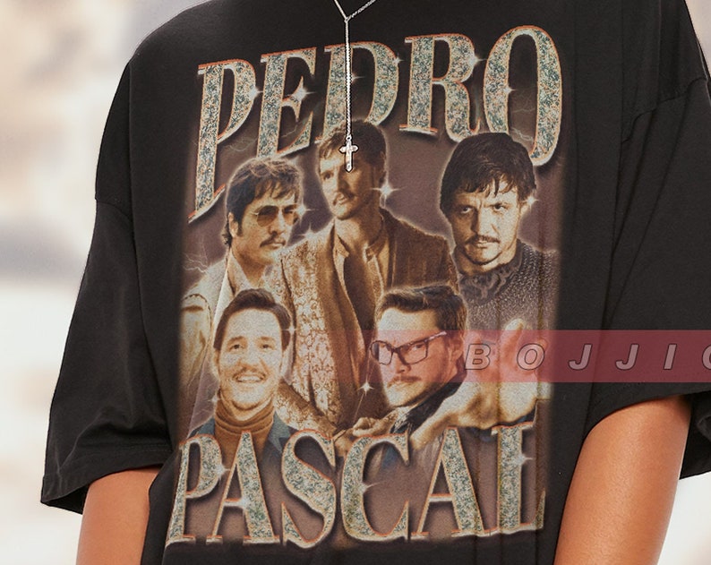 Narco Pedro Pascal Tribute Shirt, Retro Actor Pedro Pascal Tee ...
