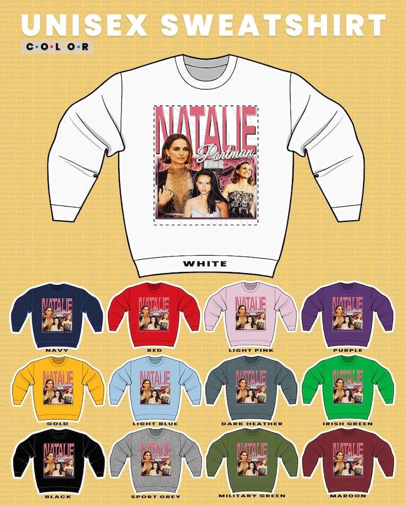 Natalie Portman 90s Hoodie, Padme Amidala Sweatshirt, Leon Mathilda ...