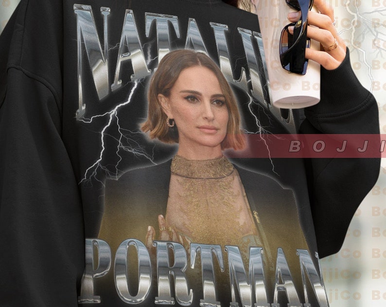 Natalie Portman Retro 90s Sweatshirt - Merchandise Gift - Bluefink