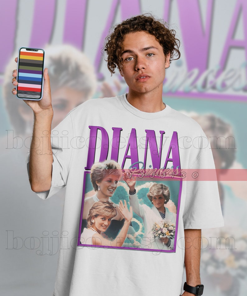 Princess Diana Fan Shirt, RETRO Princess Diana Tank, Princess Diana ...