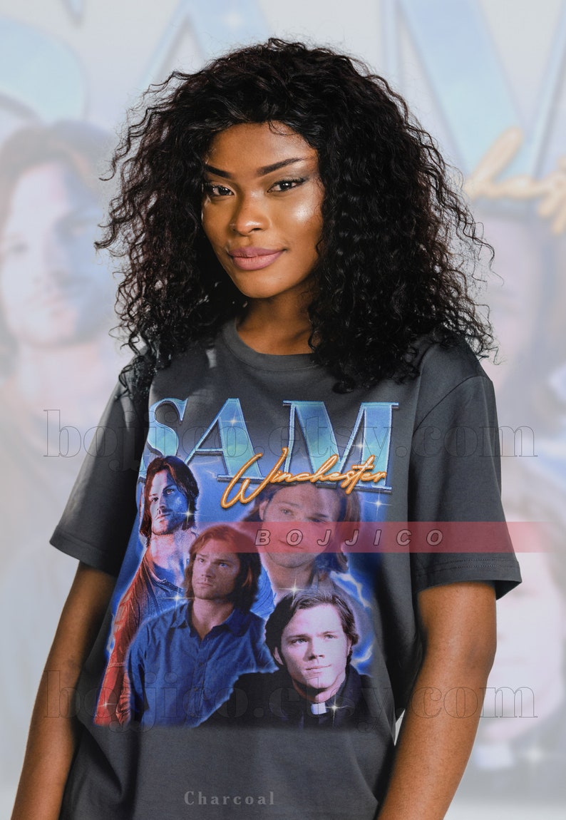 Sam Winchester Retro Tee - Supernatural Fan Gift Homage Tshirt - Bluefink