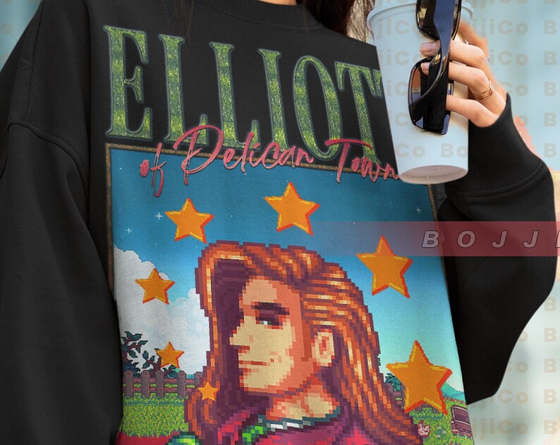 Stardew Valley Character Elliott Gift Sweatshirt - Farming RPG Video ...