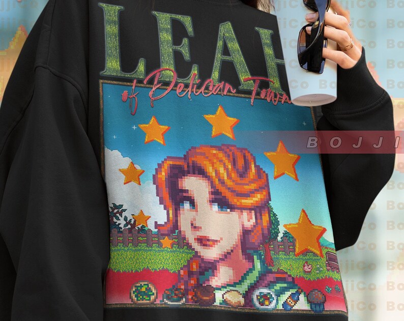 Stardew Valley Leah Sweatshirt - Farming Rpg Video Game Sweater for ...