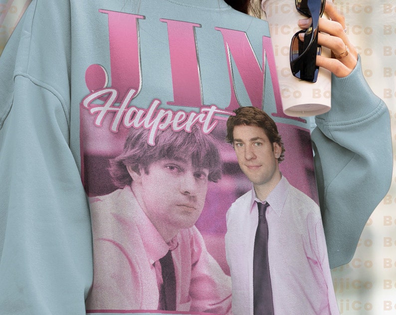 The Office Funny Sweatshirt - Jim Halpert and Pam Beesly Homage Sweater ...