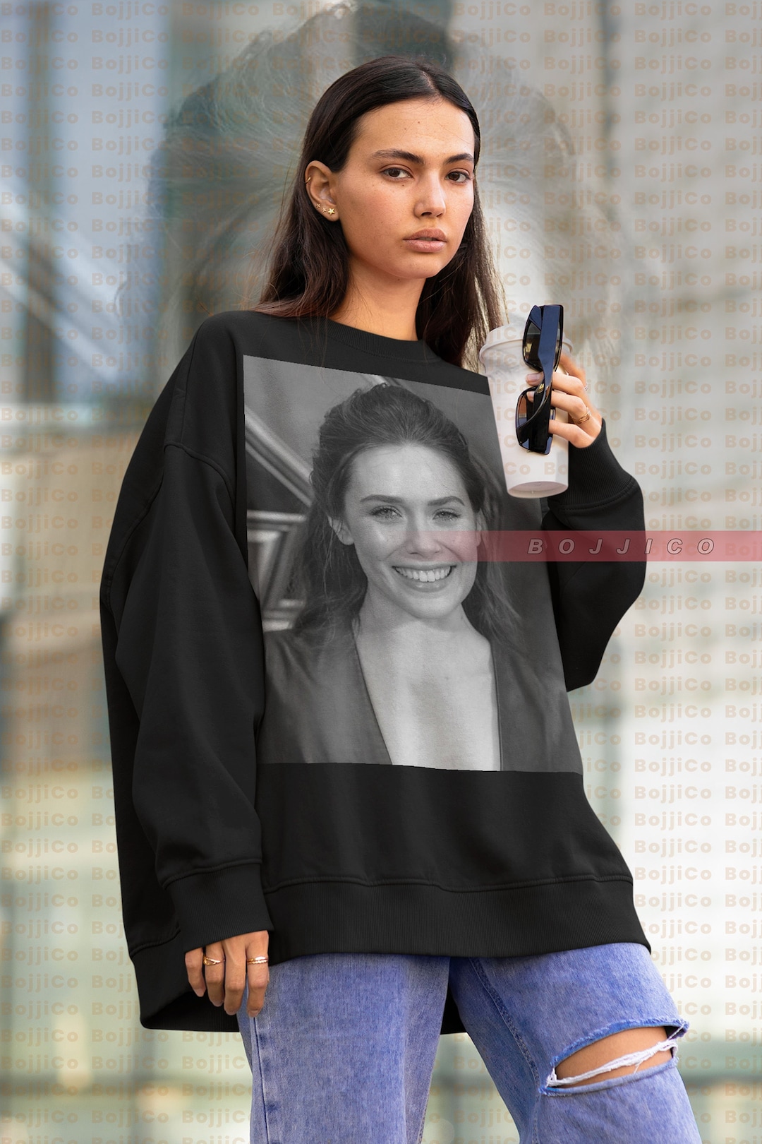 Vintage Elizabeth Olsen Sweatshirt, Scarlet Retro 90s Sweater for Fans ...