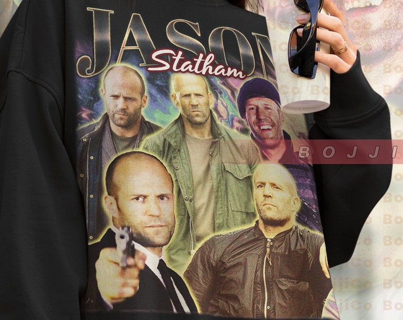 Vintage Jason Statham Sweatshirt, Homage T-Shirt, Fan Merchandise for ...