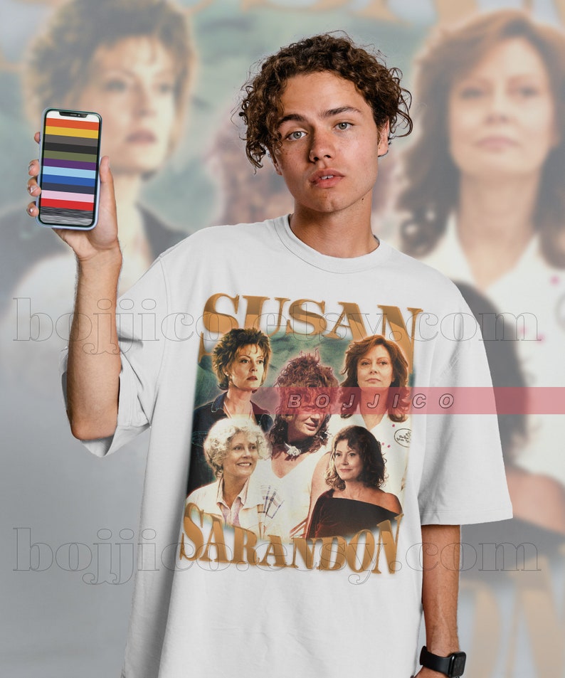 Vintage Susan Sarandon Homage T-Shirt, American Actress 90s Retro ...