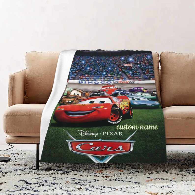 Custom Name Disney Cars Quilt Bedding Set - Perfect for Bedroom Decor ...