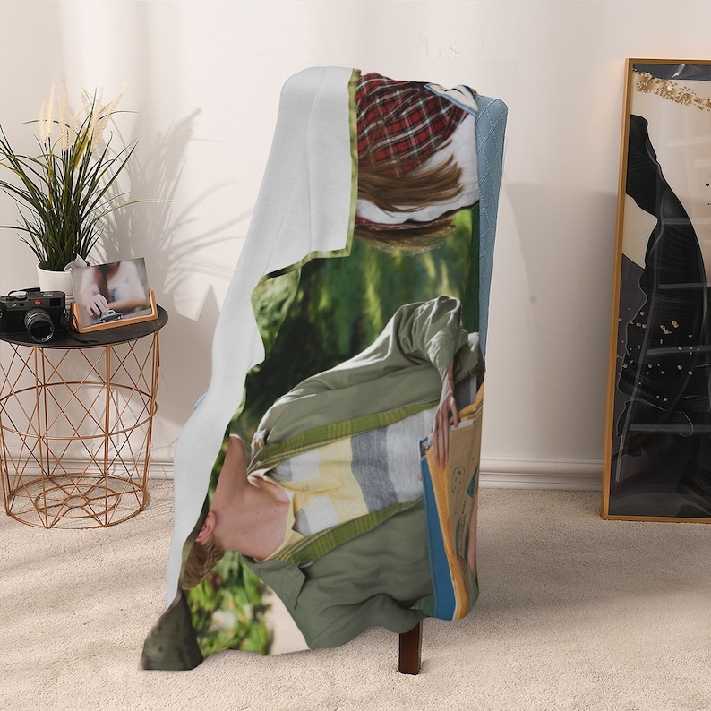 Custom Name Flipped Quilt Blanket Set - Perfect for Home Decoration and ...