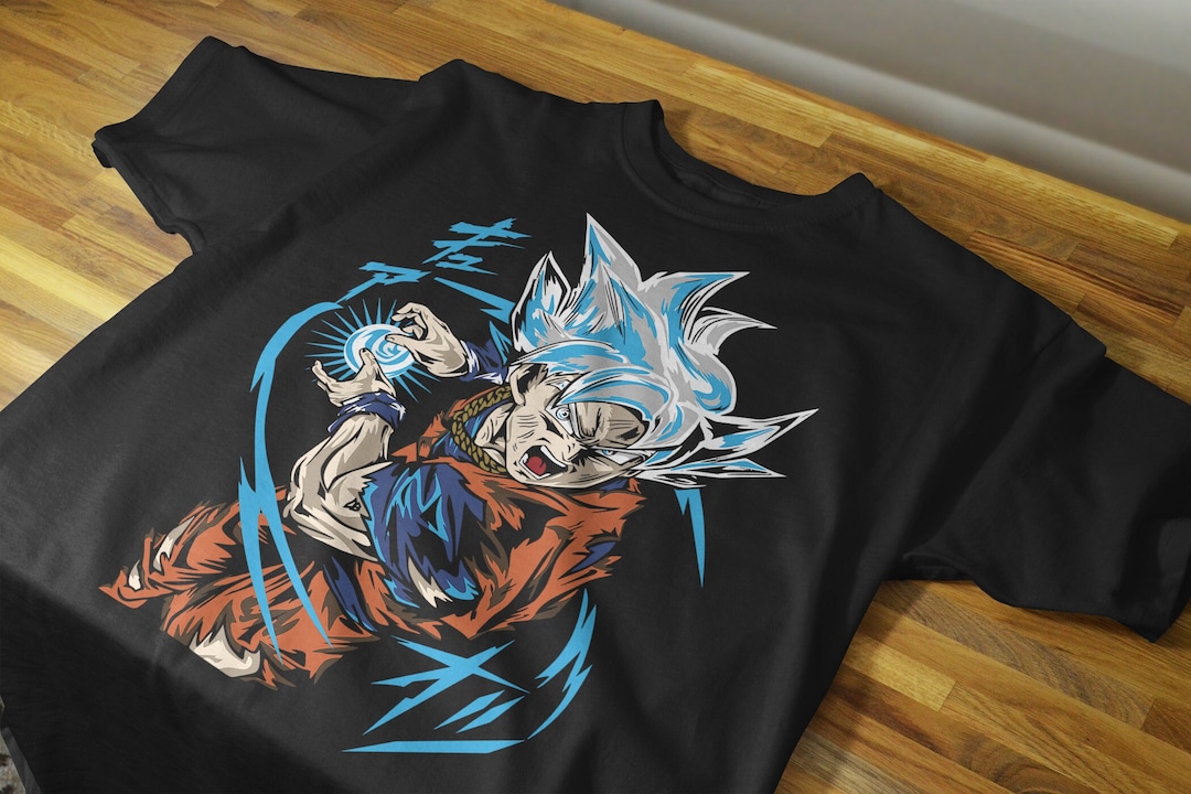 Fashionable Anime Tee with Unique Details - Bluefink
